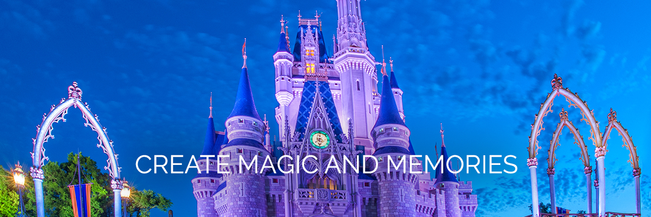 Sitemap page for Disney Parks and Resorts