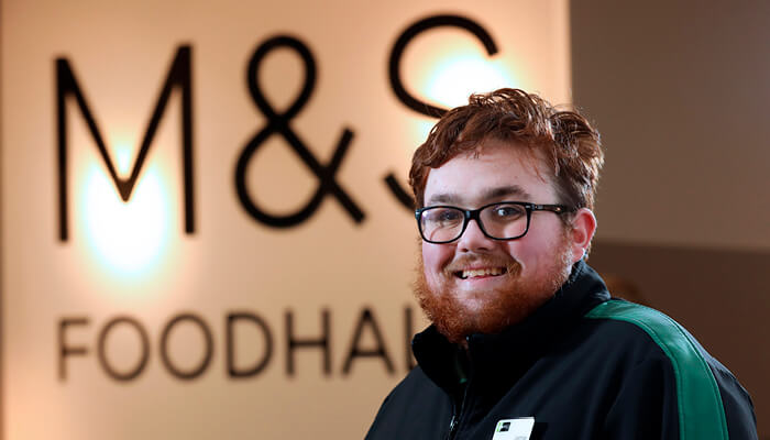 Inside Marks and Spencer