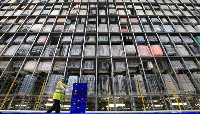 Inside Marks and Spencer