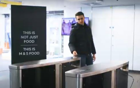 Inside Marks and Spencer