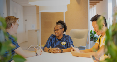 Take a minute, chat, figure things out together.