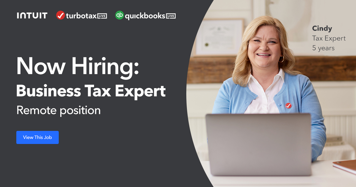 Seasonal Business Tax Expert at Intuit