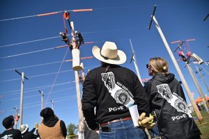 PG&E Competitors Crowd Leaderboard at International Lineman's Rodeo