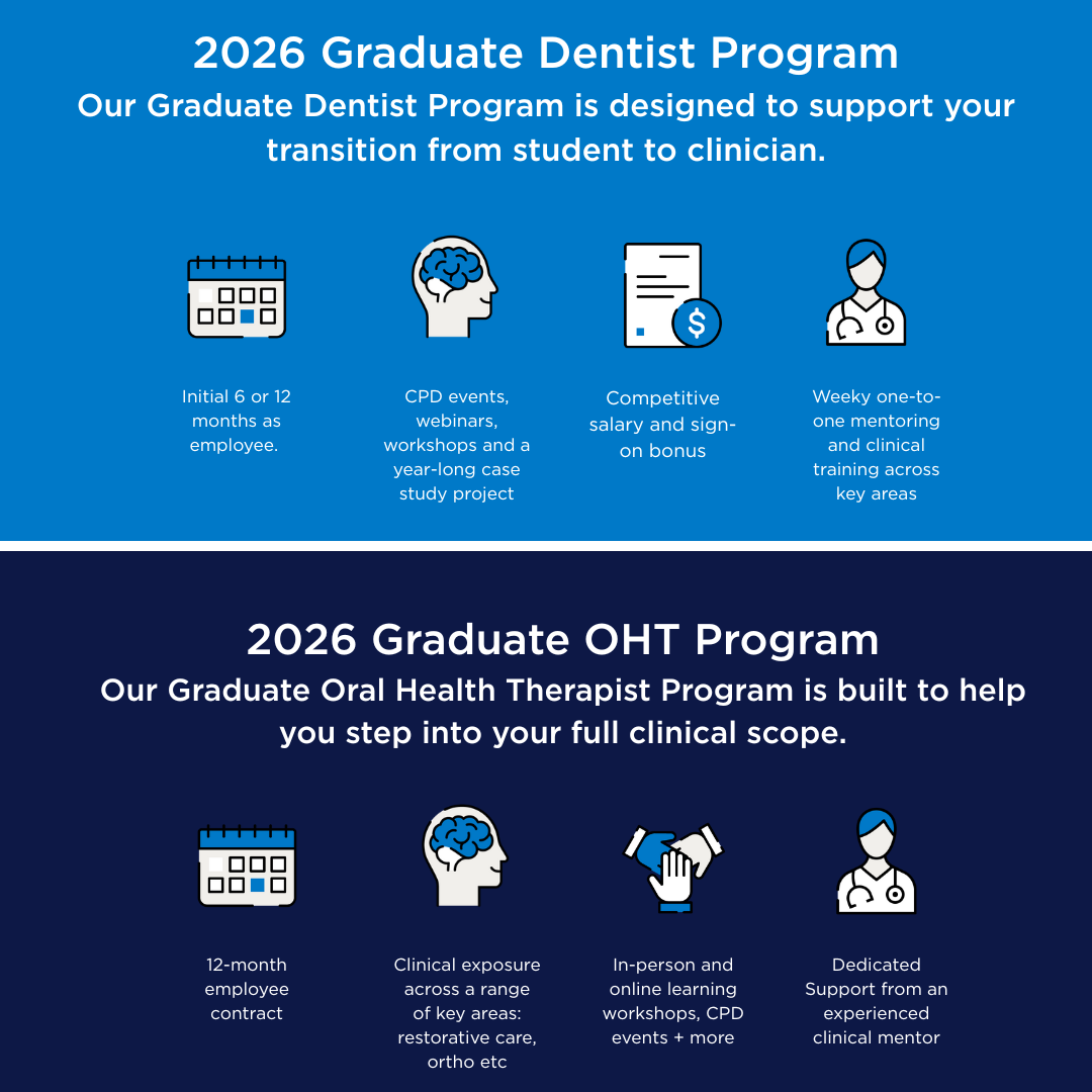 Bupa Dentist Oral Health Therapist Graduate Programs