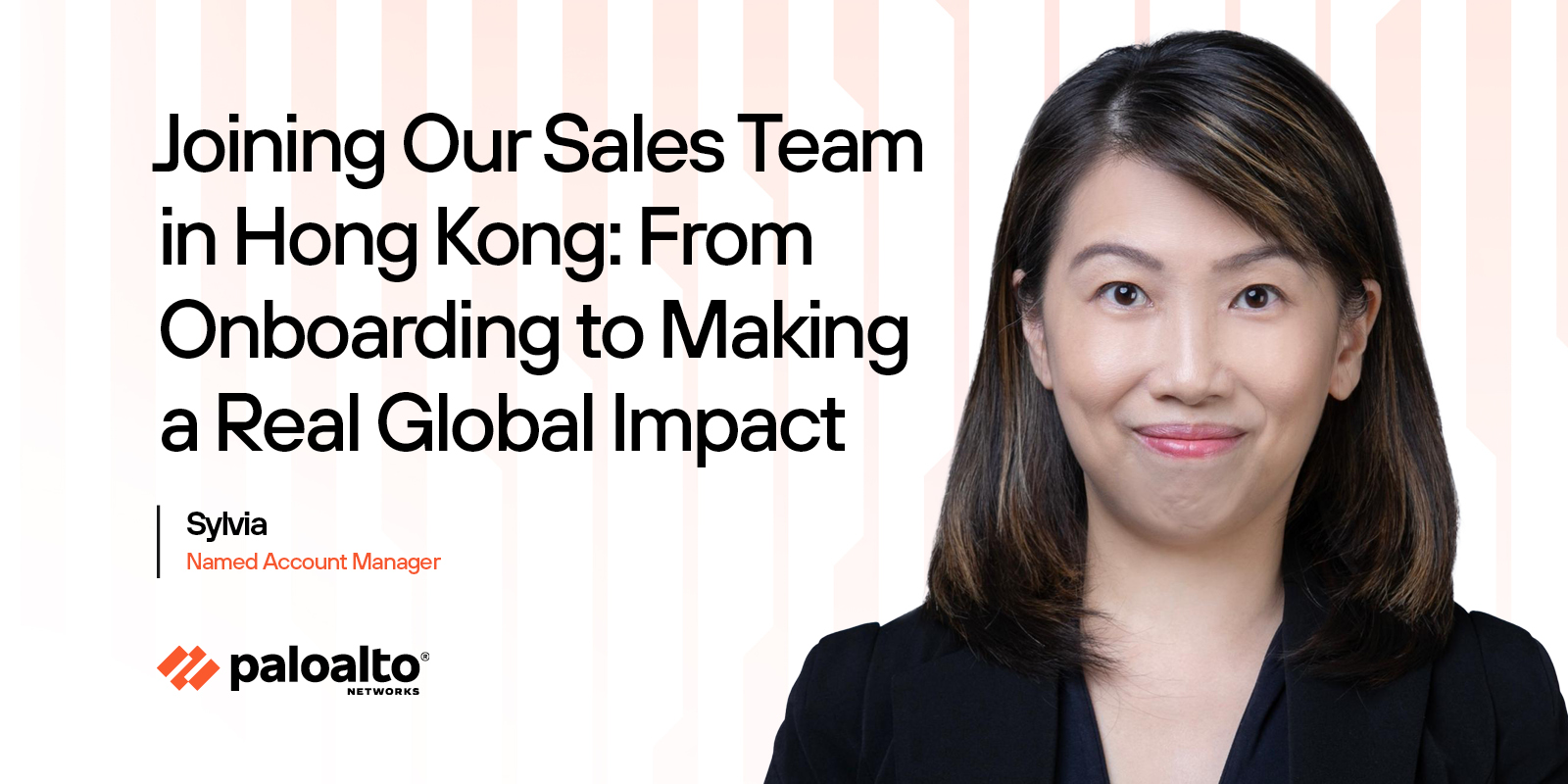 Sylvia shares what it's like to join Palo Alto Networks in Hong Kong!