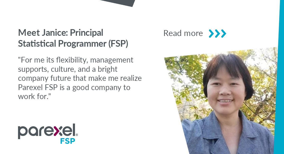 Meet Janice: Principal Statistical Programmer FSP
