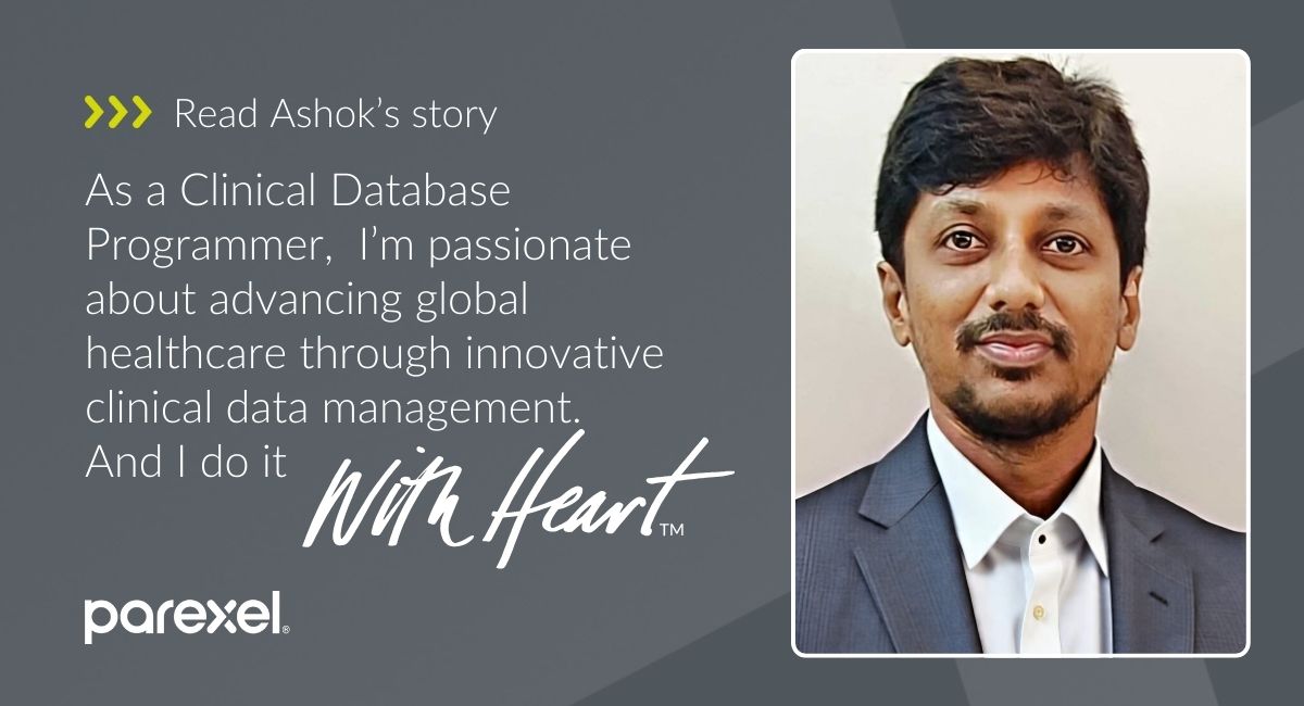 Parexel's Ashok Odela, Principal Clinical Database Programmer