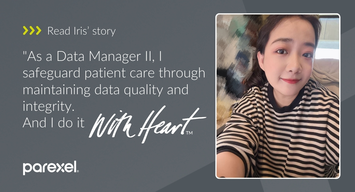Meet Iris, Data Manager II at Parexel