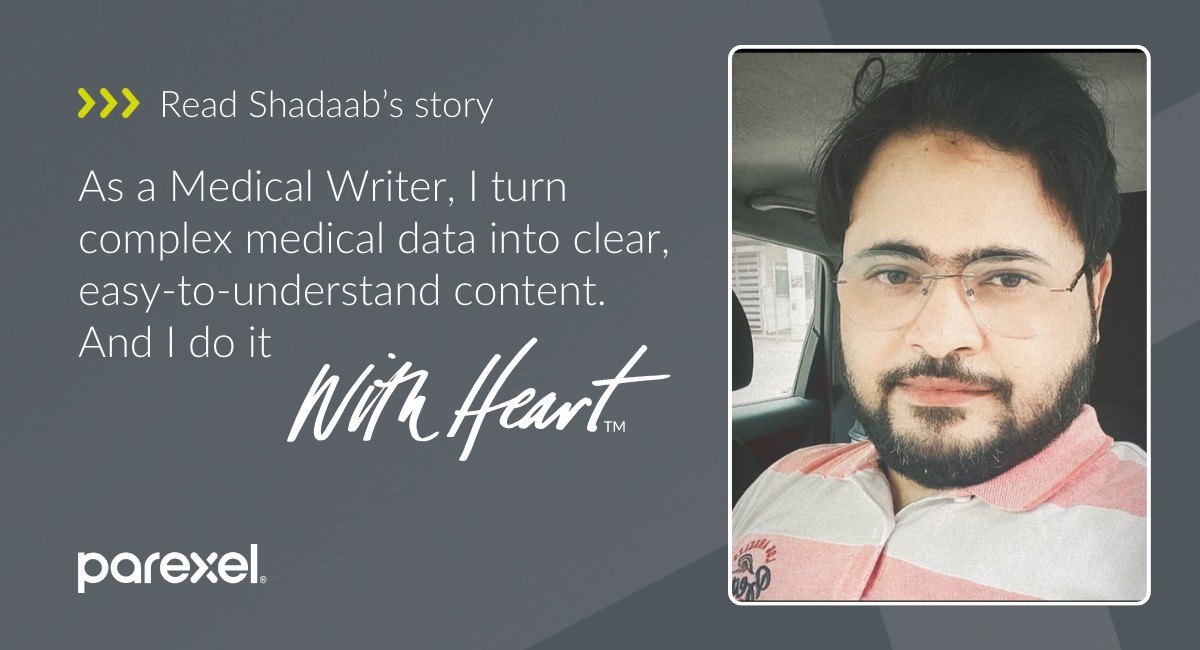 Parexel's Shadaab Ayub: Principal Medical Writer