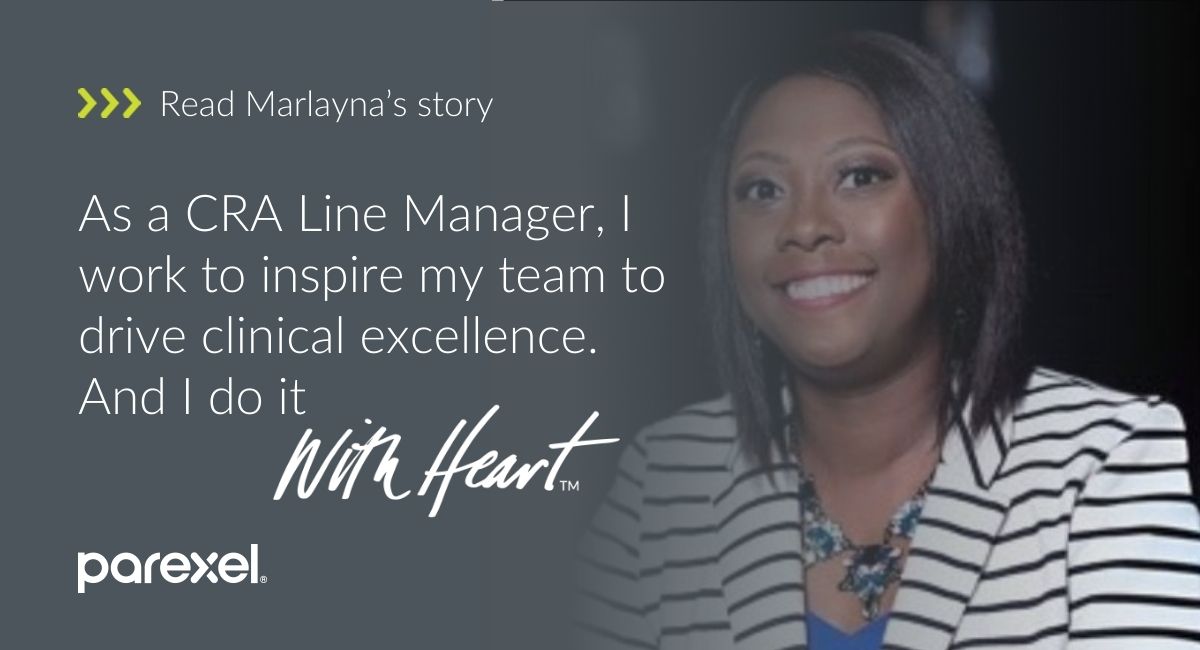 Meet Marlayna, from CRA to Clinical Operations Manager at Parexel